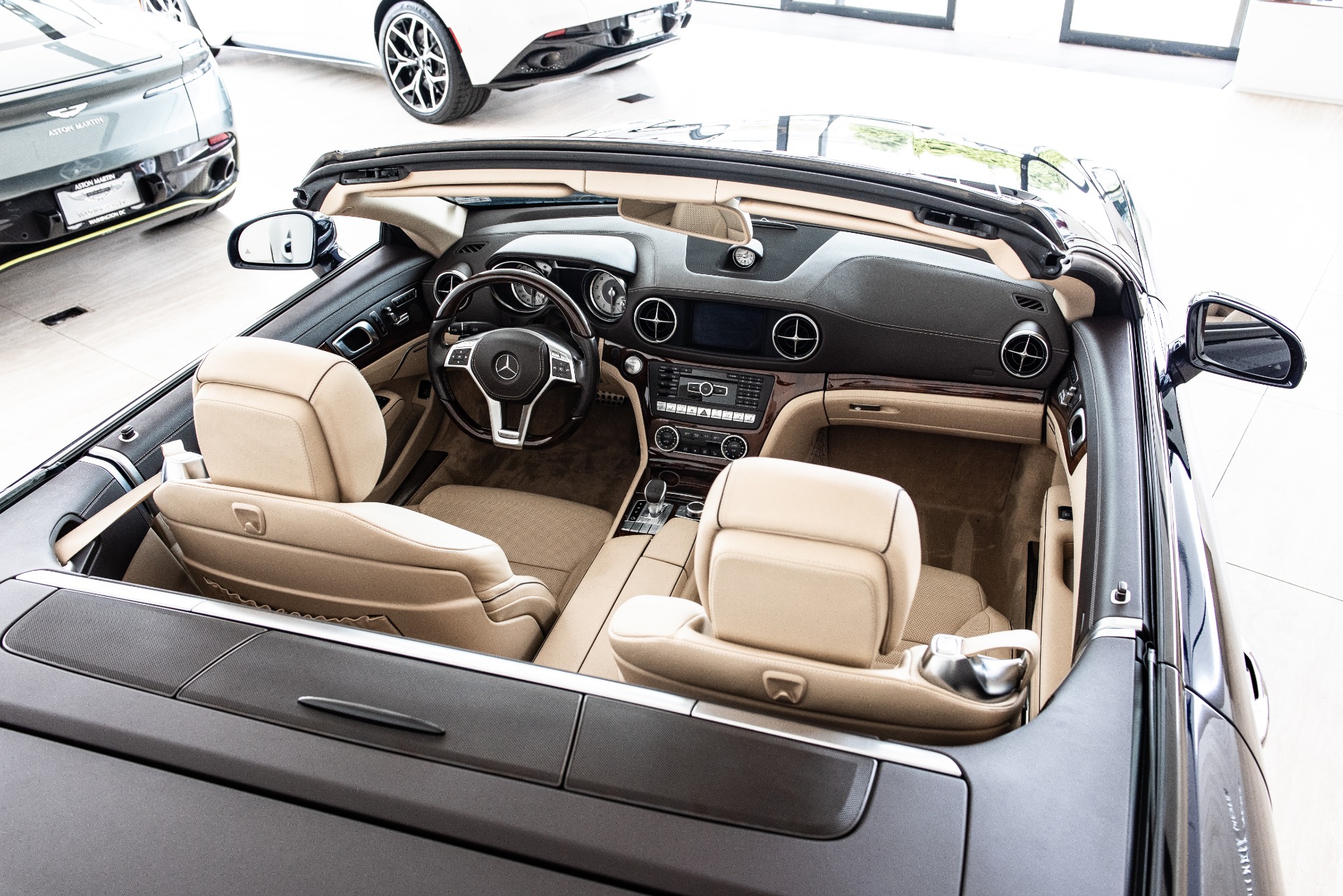 Mercedes Convertible Beige Interior