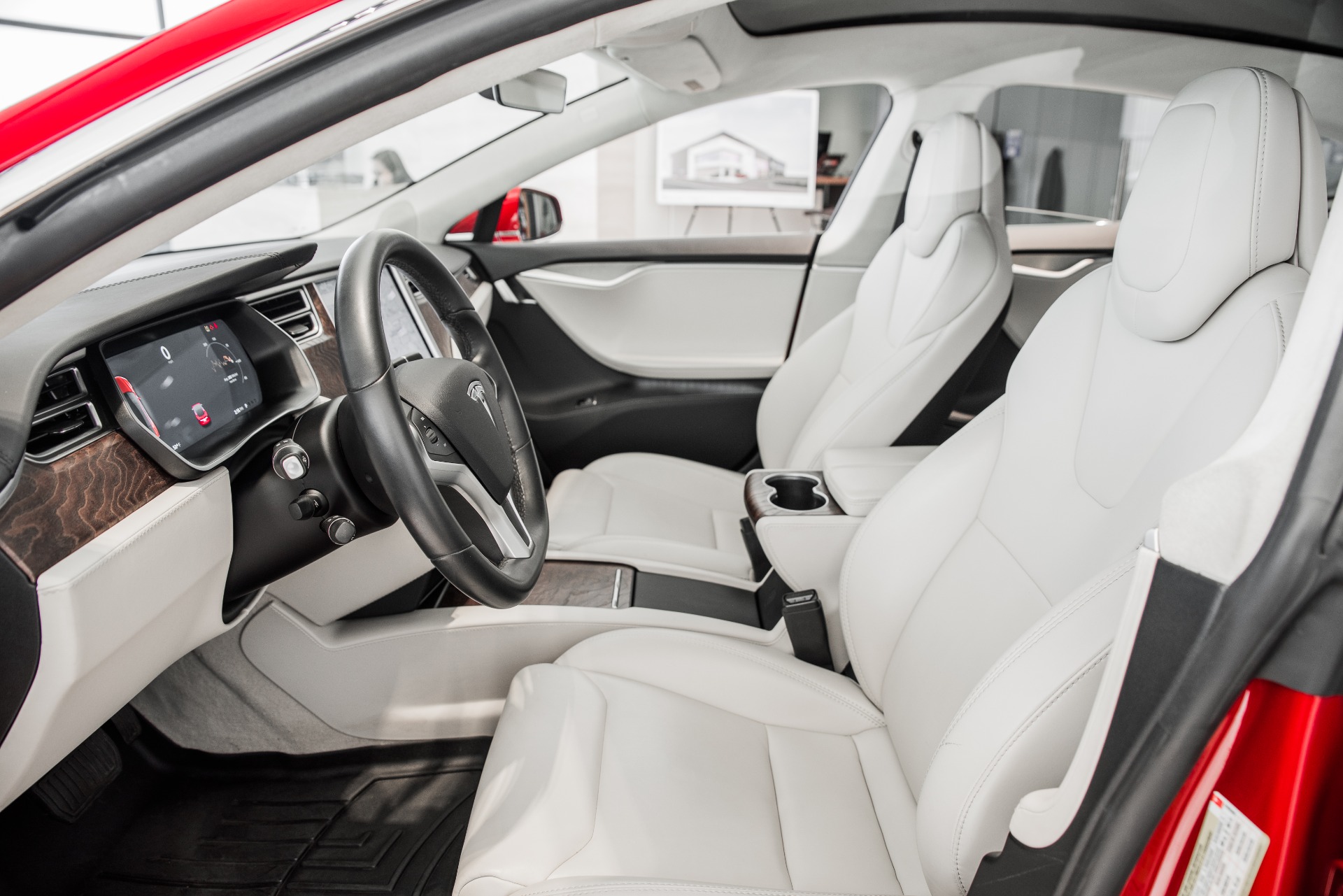 Tesla Model S Grey Interior