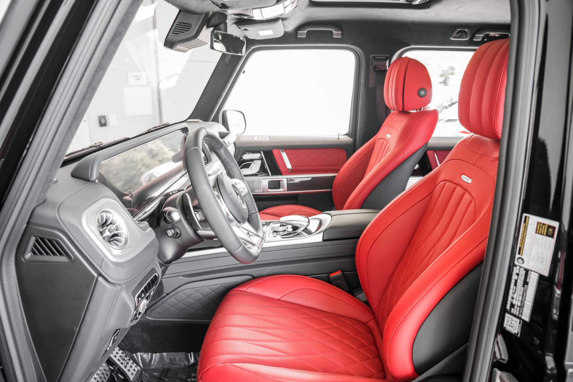 Black Mercedes G Class 2022 Interior